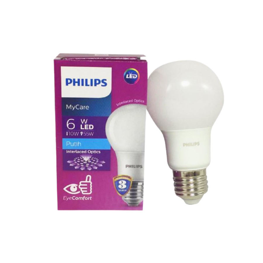 PHILIPS LED BULB LIGHT 6 WATT ENERGY SAVING LIGHT 6 WATT | Shopee Malaysia