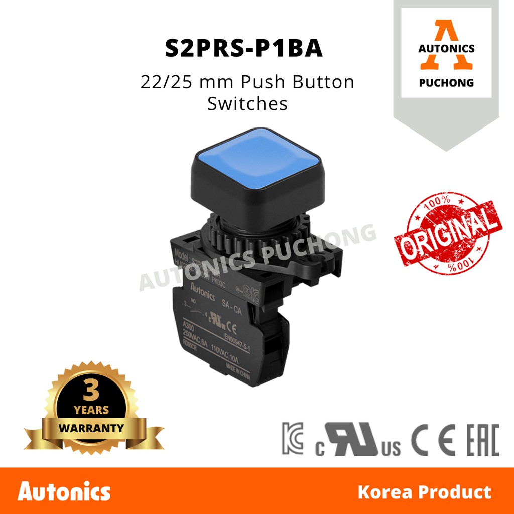 Autonics Control Switches | S2PR Series | S2PRS-P1BA | S2PRS-P1GA ...