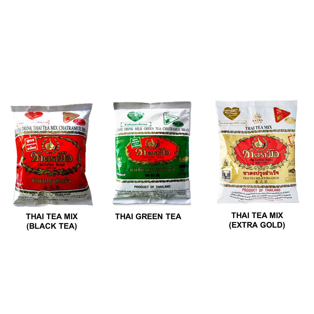 Cha Tra Mue Gold Original Thai Tea (Original Black Tea/ Green Tea ...