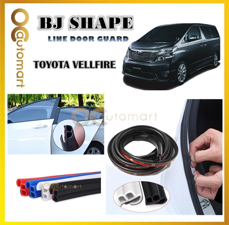 Toyota Vellfire (4 Door) 2 in 1 BJ Shape 16FT (5M) Car Door Guard ...