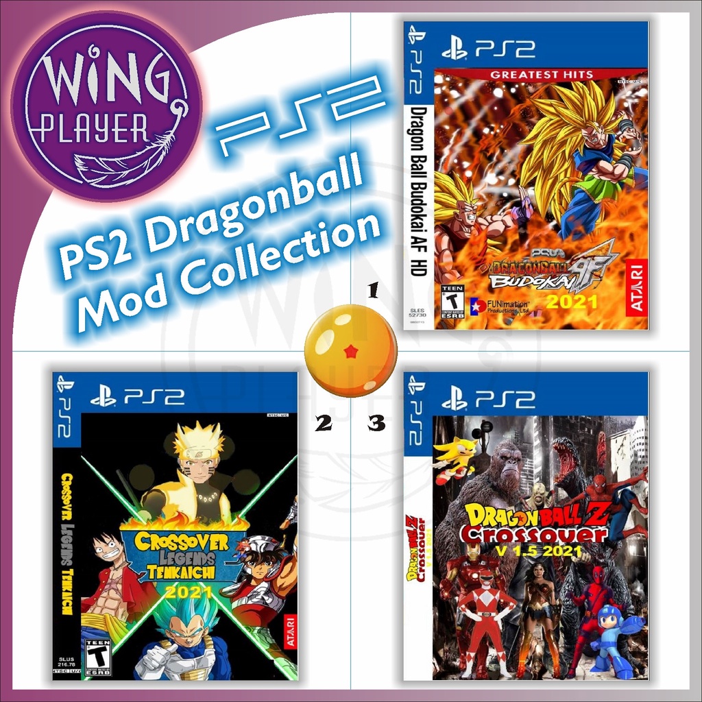 PS2 Game - DRAGONBALL Z MOD COLLECTION ** Choice which one title is you ...