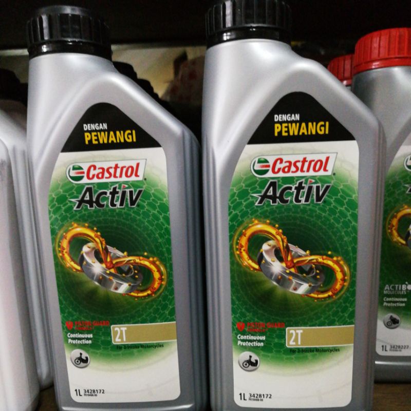 Castrol GO 2T ESSENTIAL 2T ACTIV JASO FB Castrol Power 1 2T 1liter NO FAKE OIL Y125ZR y125 RXZ ...