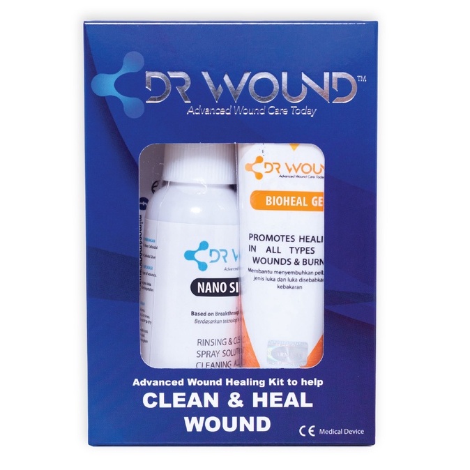 Dr Wound Mini Twin Pack Advanced Wound Dressing (50ml + 20ml) EXP 09/ ...