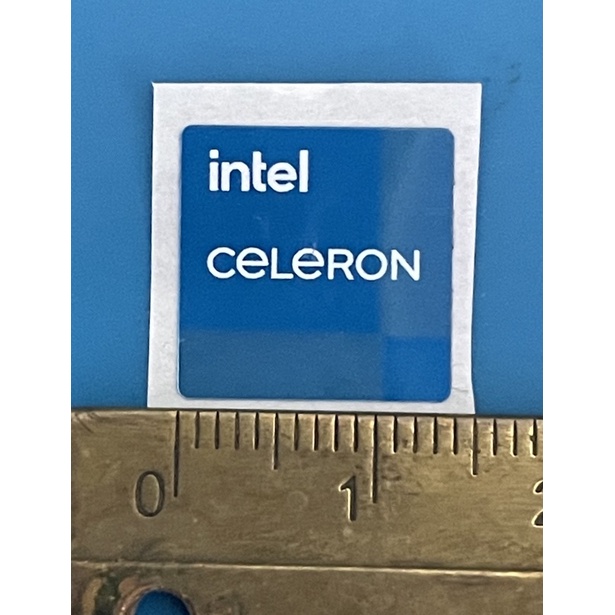 Small Size intel celeron 11/12th gen ori logo Sticker Sticker | Shopee ...