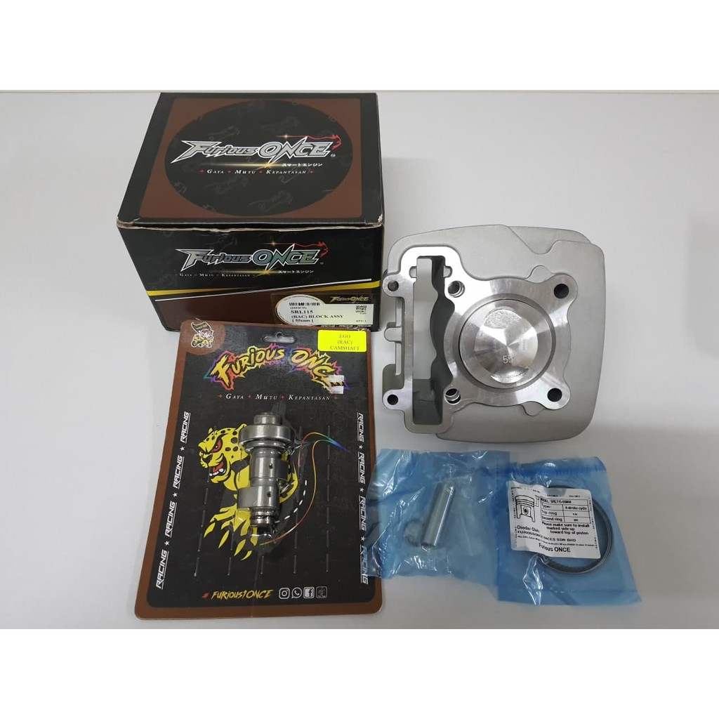 BLOCK COMBO 2IN1 RACING SRL115 55MM 57MM + CAMSHAFT FURIOUS ONCE SRL ...