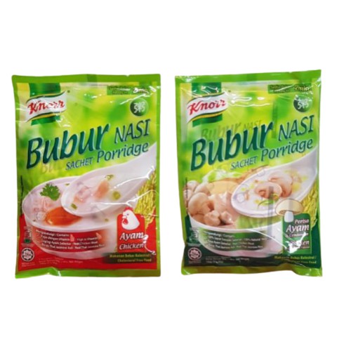 Knorr Bubur Nasi Packet Ayam / Ayam & Cendawan (3 x 35g) | Shopee Malaysia