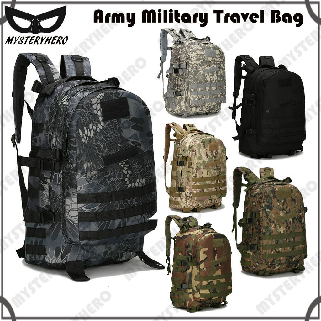 MysteryHero Army Military 3P PUBG Attack Tactical Backpack 40L Outdoor ...