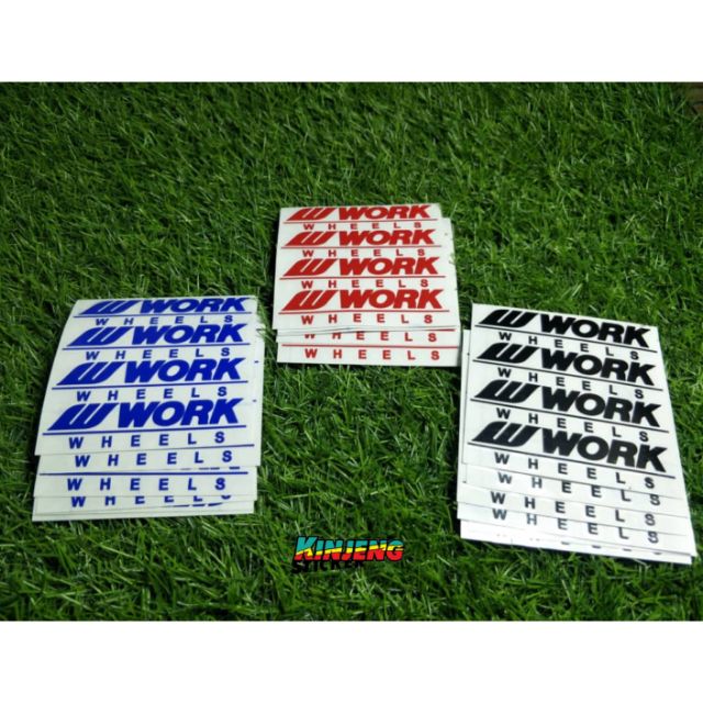 STICKER RIM WORK WHEELS viral | Shopee Malaysia