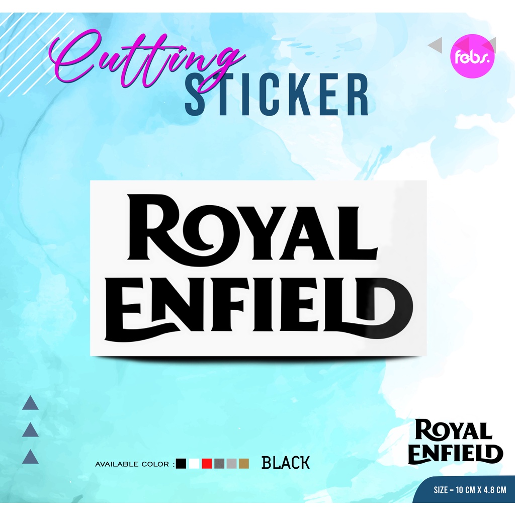 Cutting Sticker Royal Enfield | Royal Enfield Cutting Sticker | Shopee ...