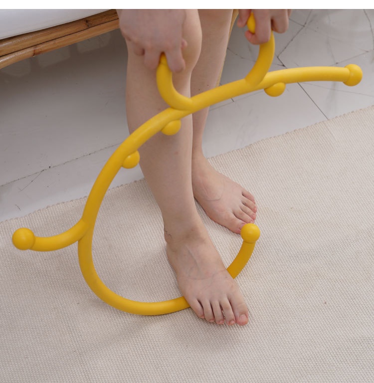 Pinpoint Back Hook Massager Self Massage Handheld Tool Therapy Trigger ...