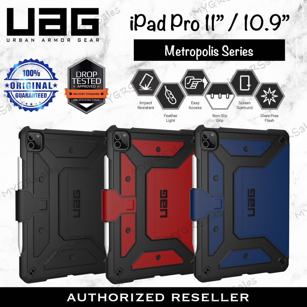 UAG Metropolis Case i -Pad Pro 11" ( 3/2/1 Gen) & Air 10.9 (4 Gen ...