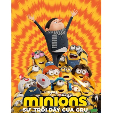 The Rise of gru 1965 Golden Banana Minions Poster 1 | Shopee Malaysia