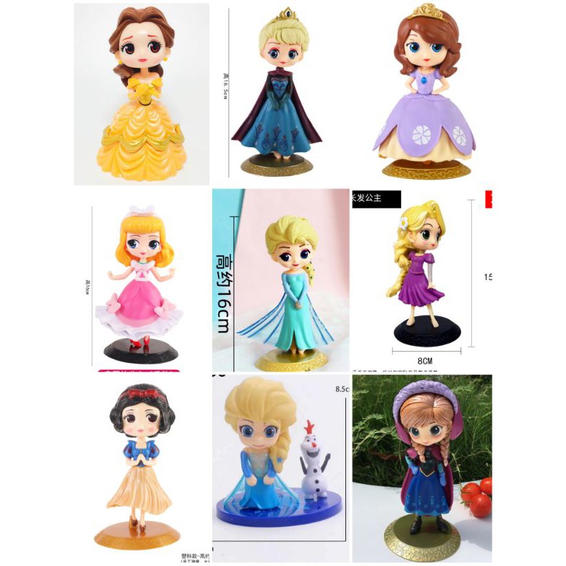 Disney princess*Frozen Anna cake decor*cake topper*elsa*公主 | Shopee ...