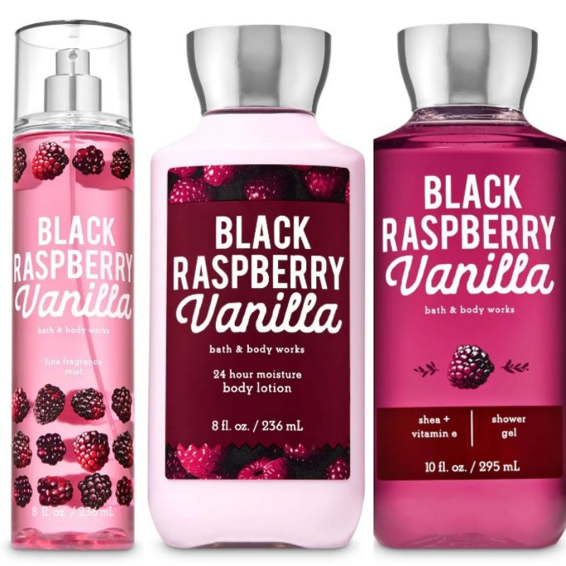 🔥🔥🔥🔥 💯 AUTHENTIC Black Raspberry Vanilla Bath and Body Works | Shopee ...
