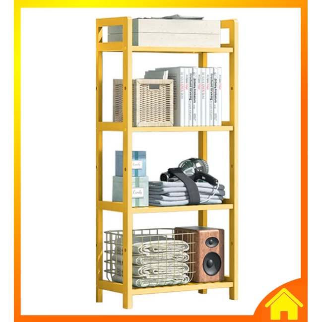 [OneHome] Rack Shelving Storage Wooden Shelf Bookcase Kitchen Rak ...