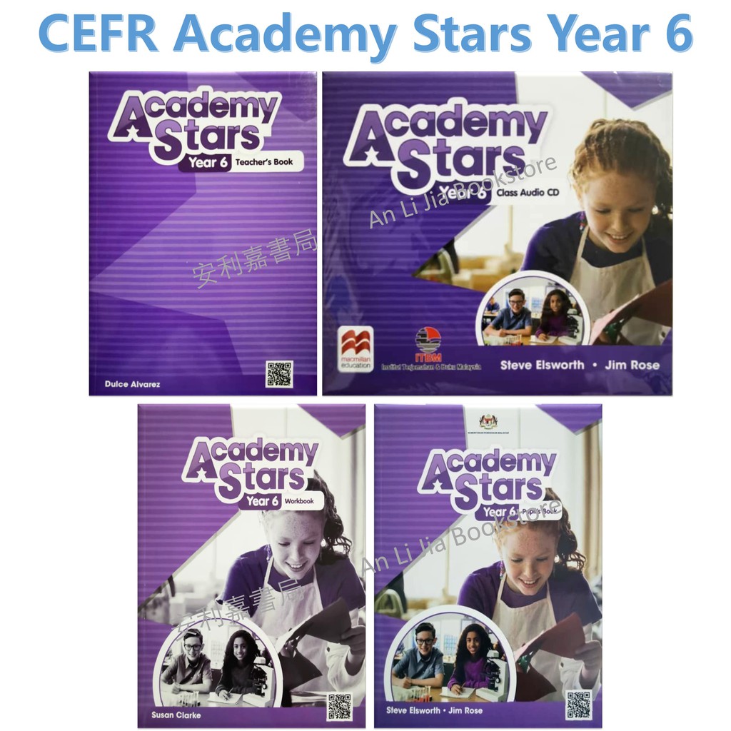 CEFR Academy Stars Year 6 (Pupil's Book + Workbook + Teacher's Book ...