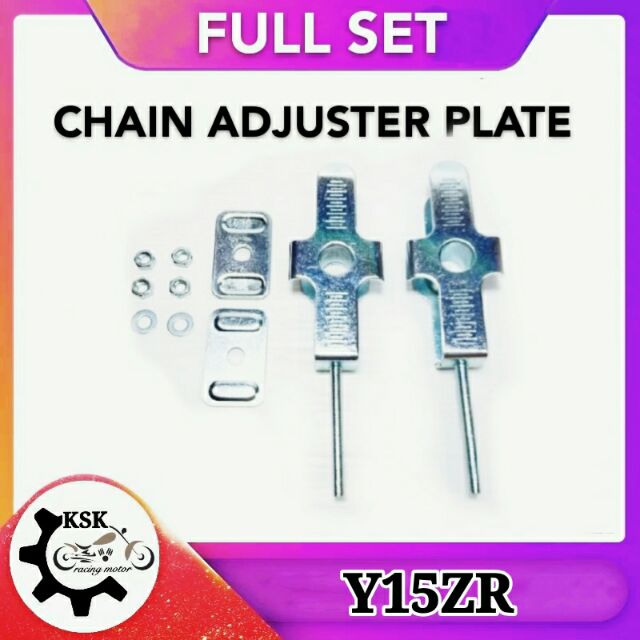 Y15ZR CHAIN ADJUSTER PLATE(FULL SET) | Shopee Malaysia