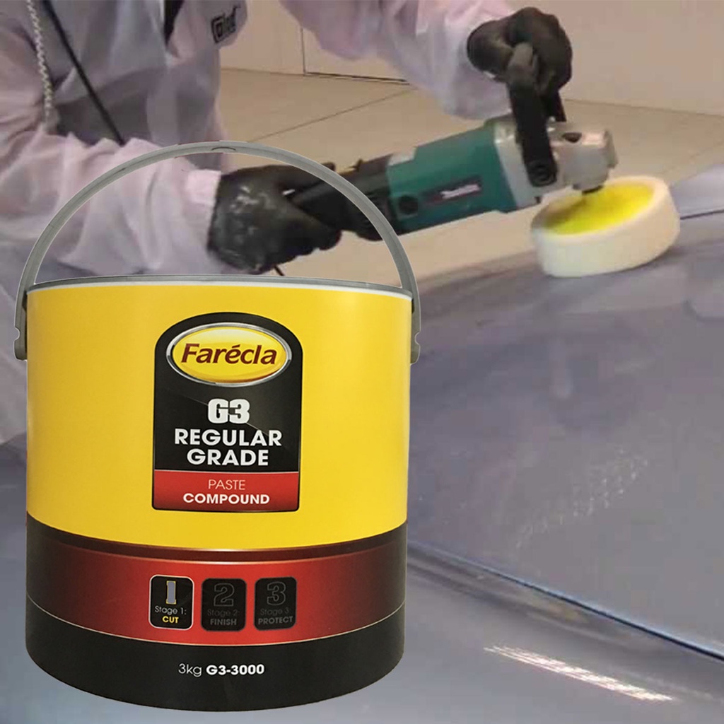 G3 Regular Grade Paste Compound G3-3kg/ Farecla G3 Rubbing Compound 3kg ...