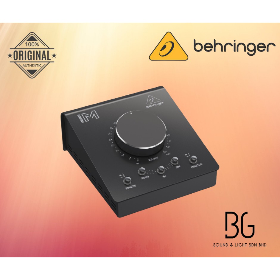 Behringer Studio M Premium Passive Stereo Monitor and Volume Controller ...