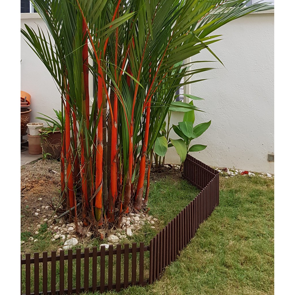 Wooden Garden Fencing Outdoor Fancy Classic DIY Shape Pagar Kayu Untuk ...