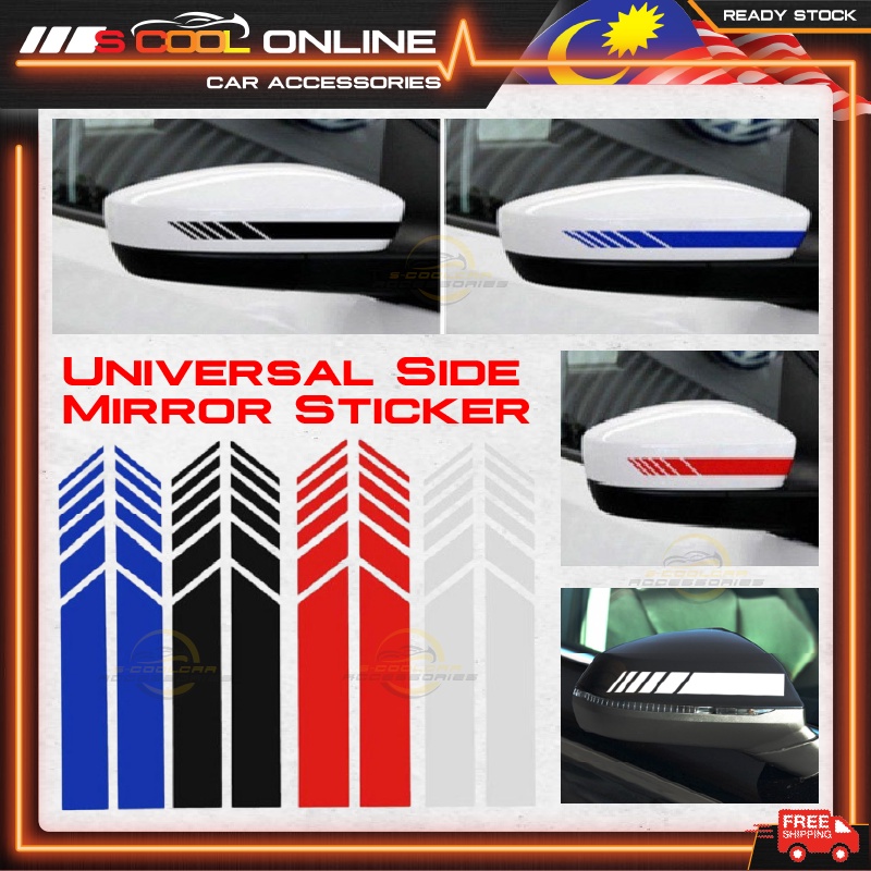 🔥READY STOCK🔥UNIVERSAL CAR STICKER SIDE MIRROR STICKER AUTO BODY DECAL ...