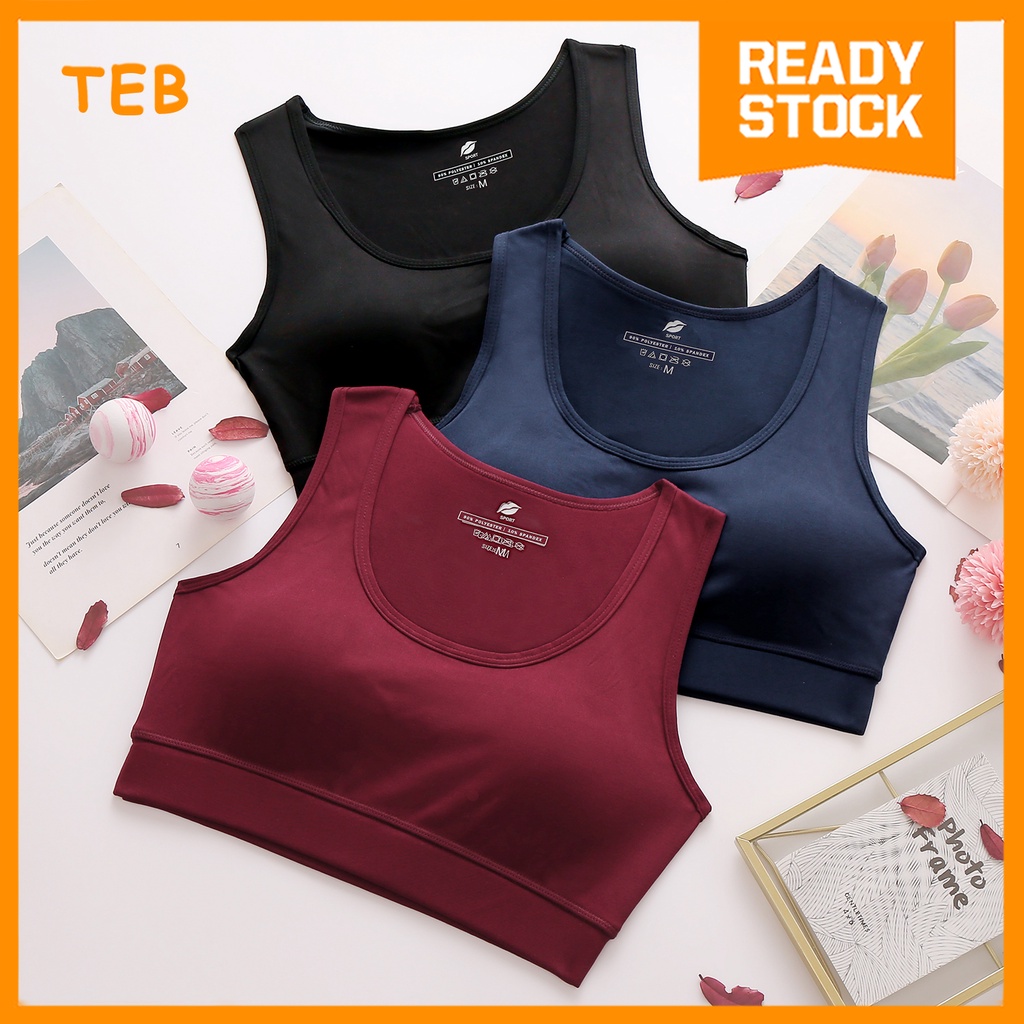 M-XL Alicia’s Secret Basic Sports Bra, Women’s Fitness Bra | Bra Senaman Selesa Wanita, Bra ...