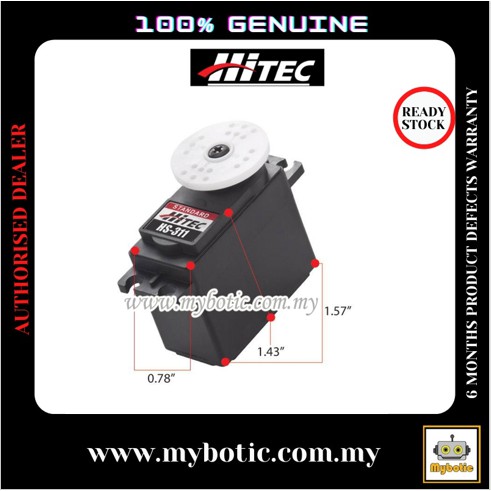 HS-311 HITEC RC Servo Motor | Shopee Malaysia