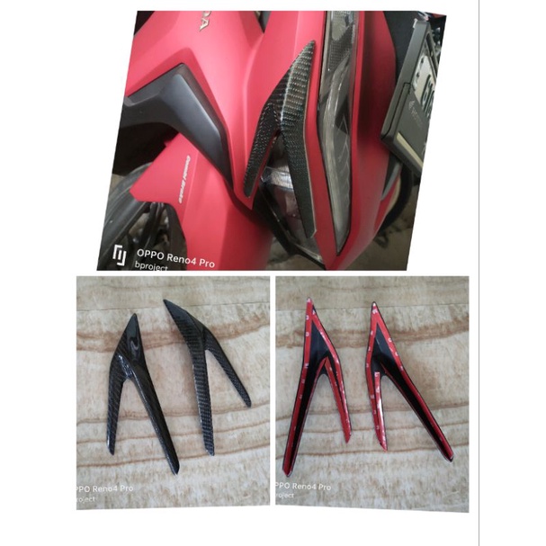 Original Vario led new 125/150 carbon headlight Garnish | Shopee Malaysia