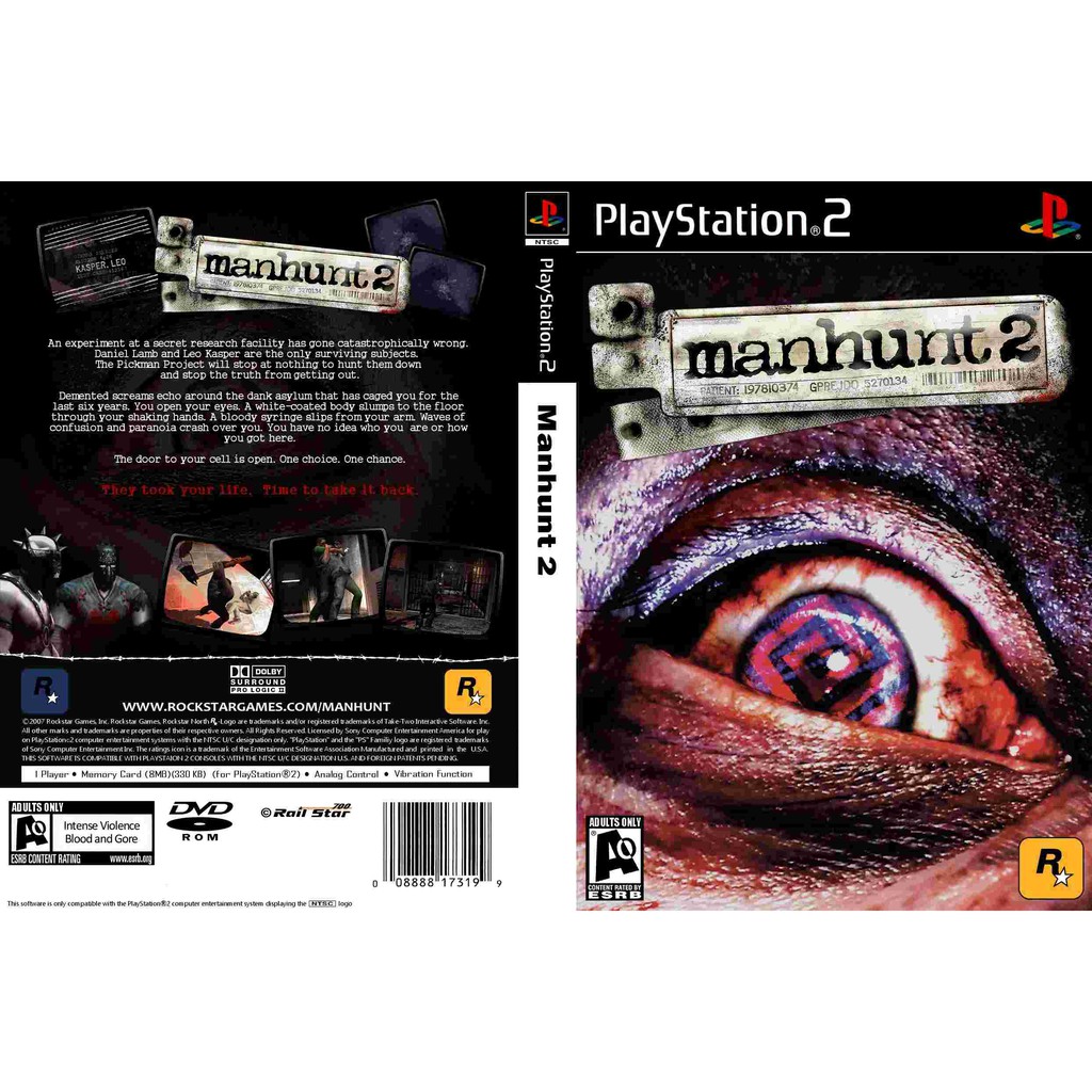 Playstation 2 / PS2 Manhunt 2 ( DVD Games ) | Shopee Malaysia