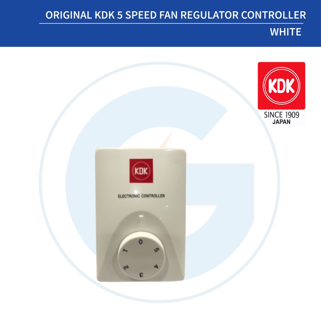 Original KDK 5 Speed Fan Regulator Controller | Shopee Malaysia