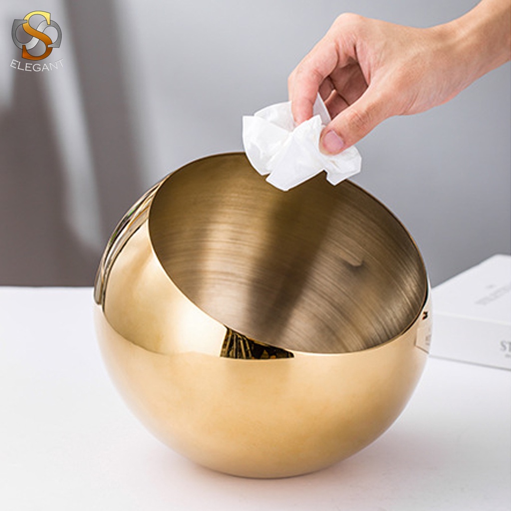 304 Stainless Steel Multifunction Food Container Table Trash Bin ...