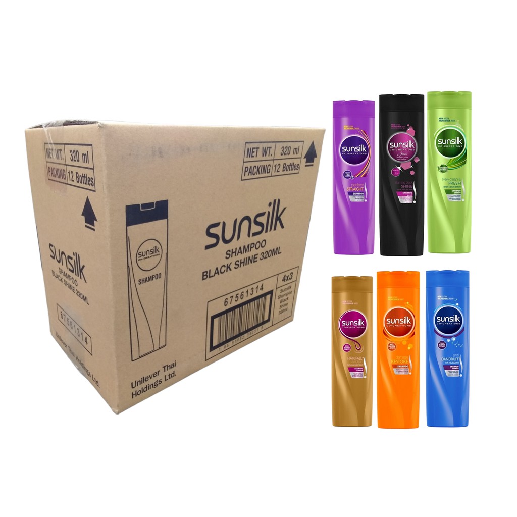 Sunsilk Shampoo - (1Carton)320mlx12) - 8 Variants | Shopee Malaysia