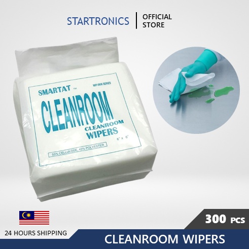 Cleanroom Wiper Poly-cellulose 9” x 9” Wiper cloth wiper | STARTRONICS ...