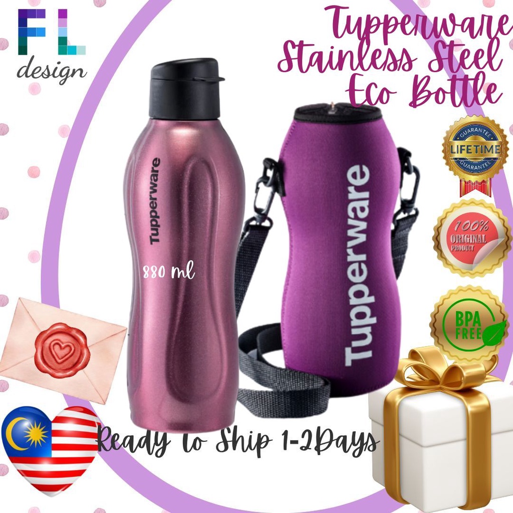 🎁 Hadiah Tupperware🎁Wish card 🎁Tupperware Stainless Steel Eco Bottle (1 ...