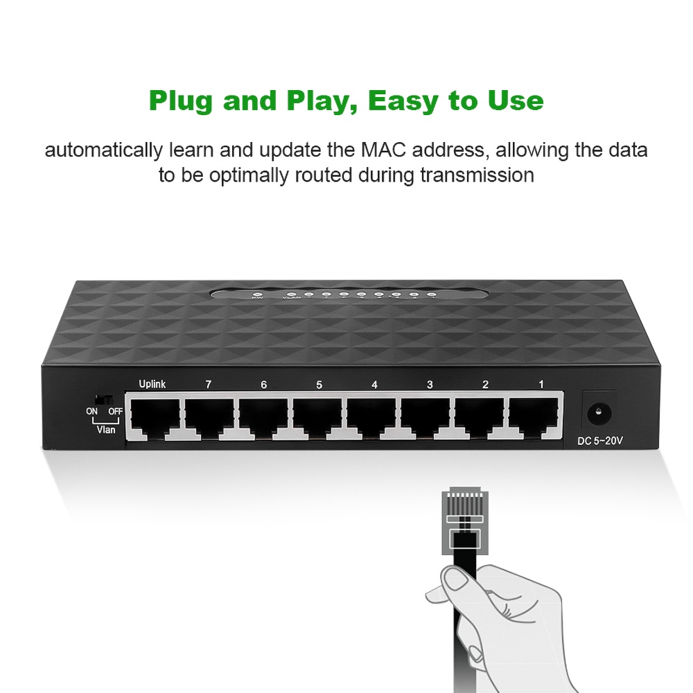 10/100/1000Mbps 8 Port Gigabit Network Switch Gigabit Ethernet Network ... 10/100/1000Mbps 8 Port Gigabit Network Switch Gigabit Ethernet Network ...