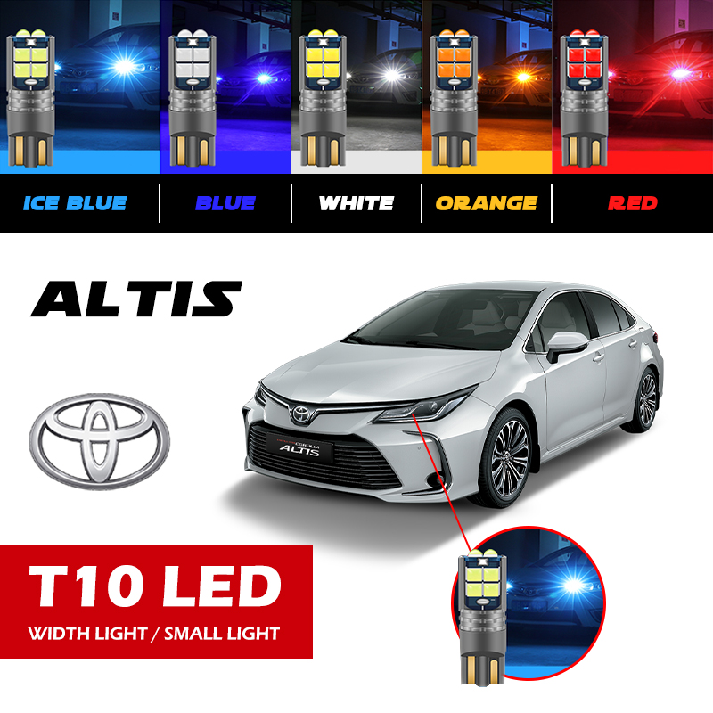 1PC Toyota Altis T10/W5W Bulb Small Headlight Dome Light Car Boot ...