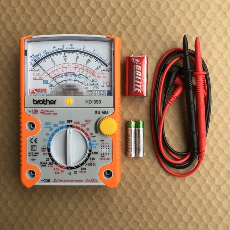 Brother Multitester HD-380B/HD-390/YH-372C Fuse & Diode Protection ...