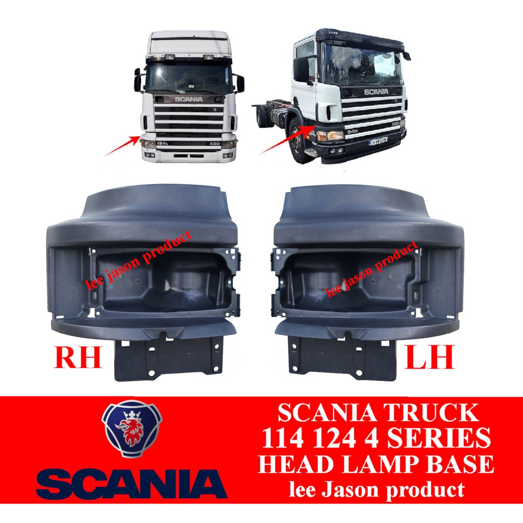 J109S18 SCANIA 114 124 4SERIES HEAD LAMP BASE 1324600 1324599 | Shopee ...