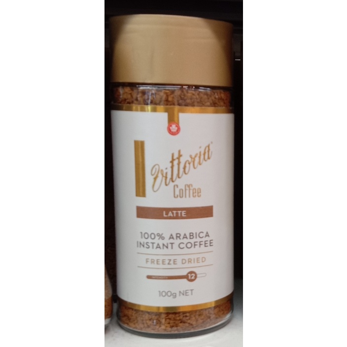 Vittoria Freezed Dried Instant Coffee Latte 100g | Shopee Malaysia