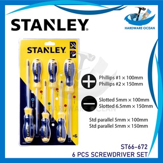Total Screwdriver Set Skru Driver Screw Driver Long 6 Pieces Hand ...
