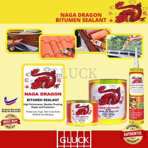 NAGA DRAGON Bitumen Sealant Roof Concrete Tiles Anti Crack Leak Proof ...
