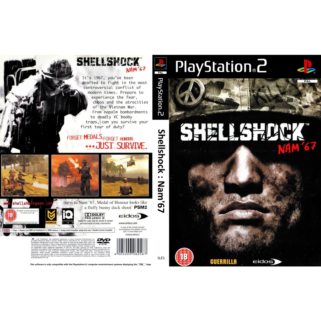 🔥PS2 CD DVD Games🔥 Shellshock NAM 67 (DVD Game) | Shopee Malaysia