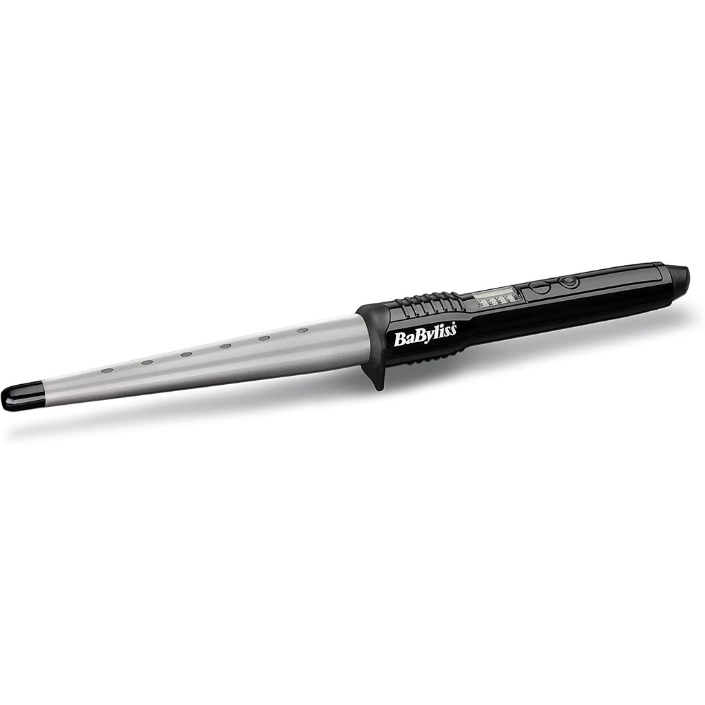 BaByliss Ceramic Curling Wand Pro, Black/Grey | Shopee Malaysia