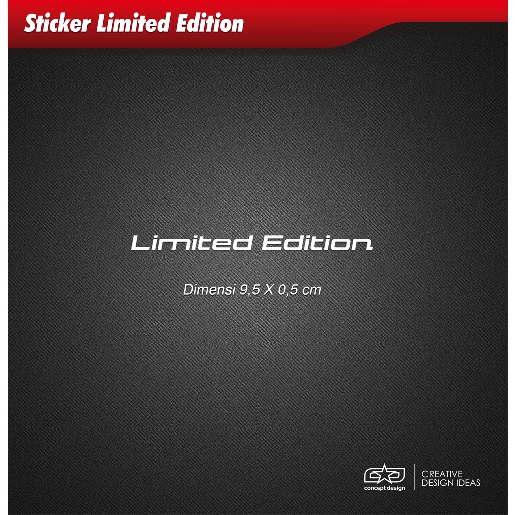 Limited Edition Sticker | Shopee Malaysia