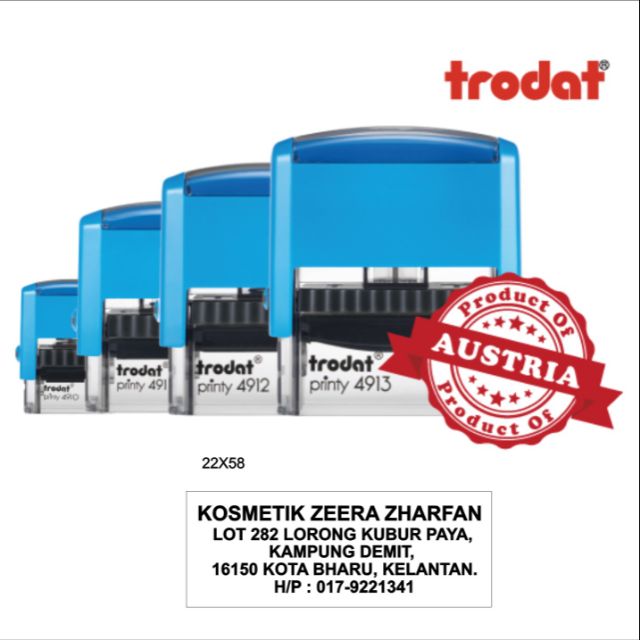 Self inking stamp rubber stamp | Shopee Malaysia