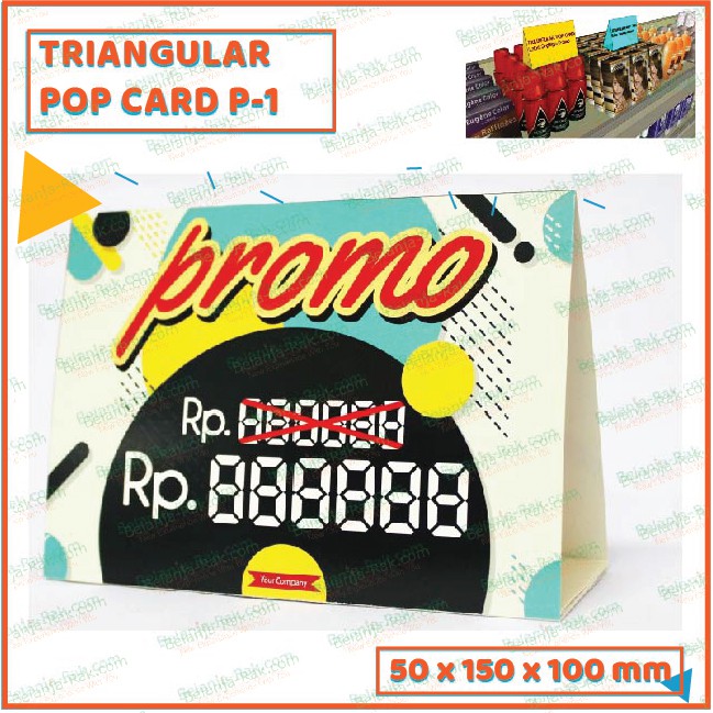 TRIANGULAR POP CARD P-3 PAPER 1 PACK CONTAINS 10PCS | Shopee Malaysia