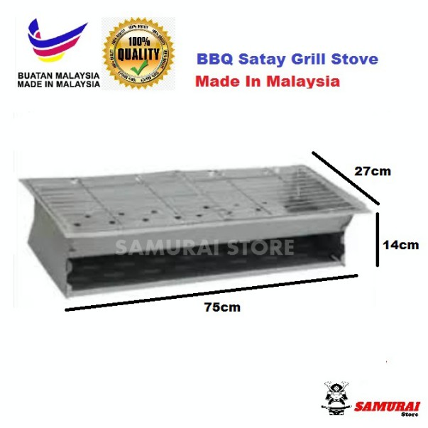 Charcoal BBQ Stove/ Barbecue Stove Grill Stove/ Dapur Bakar Ikan/ Dapur ...