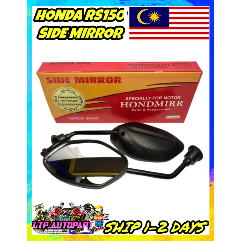 HONDA RS150 SIDE MIRROR RS 150 RS150R V1 V2 WINNER CERMIN SISI PANDANG ...