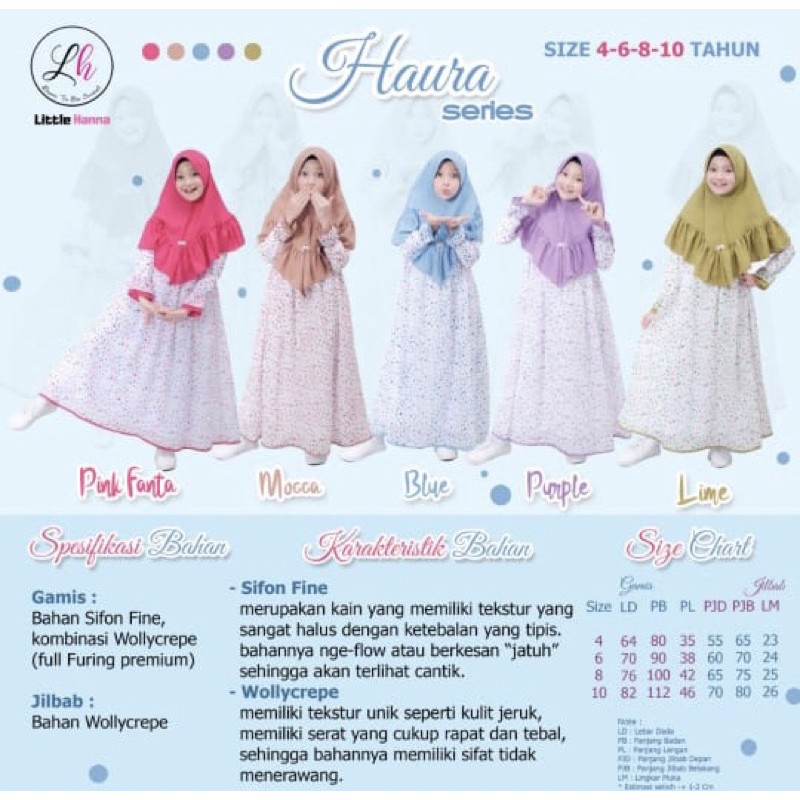 Robe Haura By Little Hanna | Shopee Malaysia