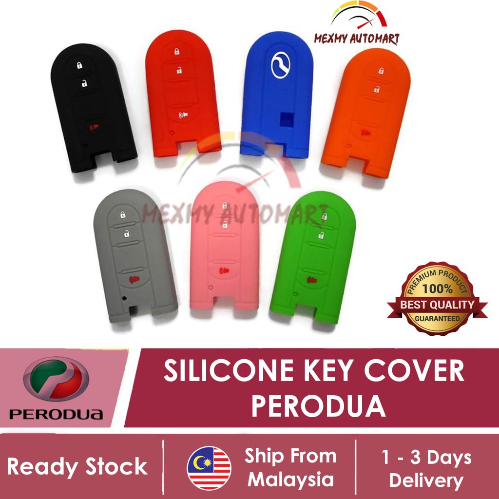 PERODUA Silicone Key Cover - MYVI 2018 BEZZA AXIA 2017 2019 Style ...